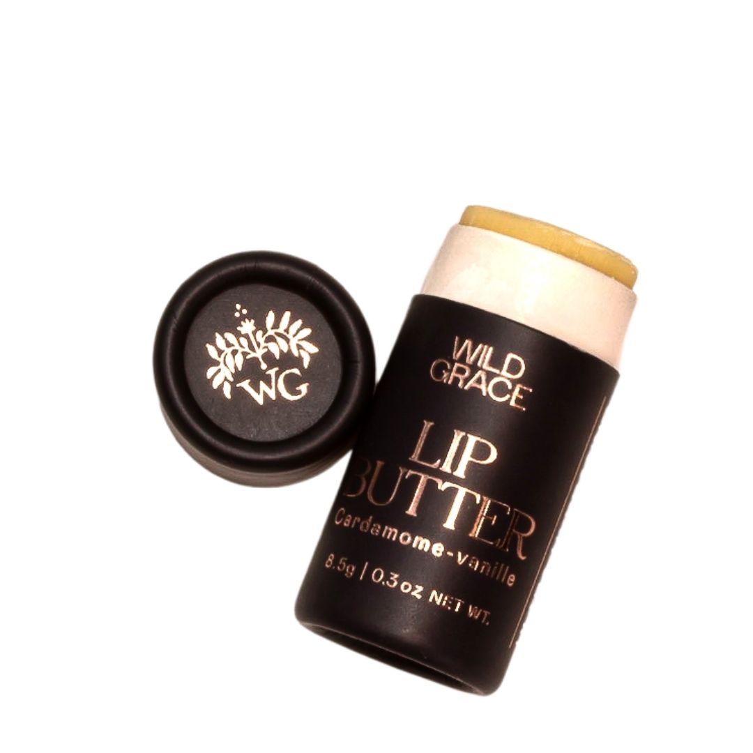 Beurre à lèvres végan WILD GRACE : hydratation intense et protection naturelle – Douceur Corps & Âme